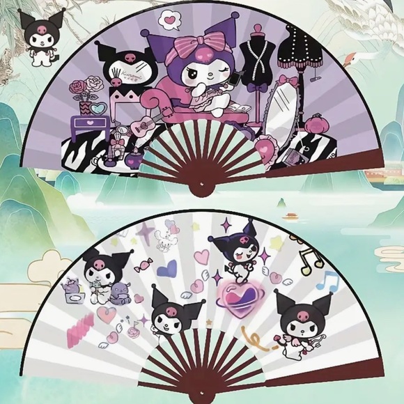 Sanrio | Accessories | Kuromi Hand Fan New | Poshmark